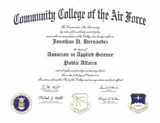 CCAF Degree | PDF