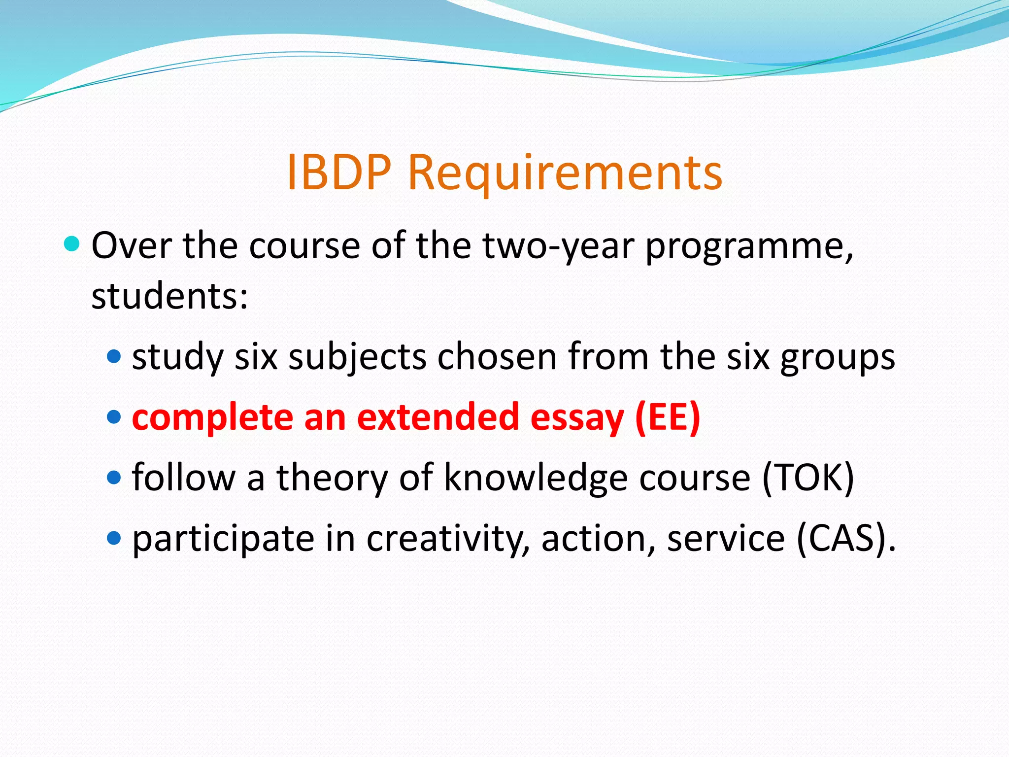 Extended Essay-Parents Info Session | PPT