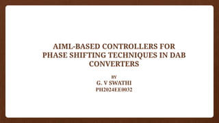 aiml based converters in dab converters in pe | PPT