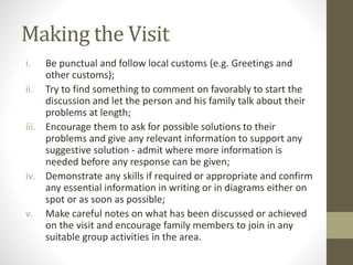 Effective Farm/Home visits | PPTX