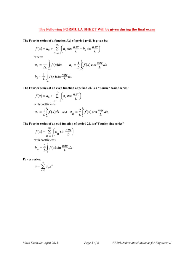 Engineering Mathematics 2 questions & answers | PDF