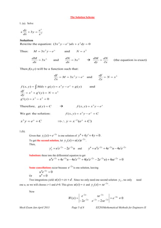 Engineering Mathematics 2 questions & answers | PDF