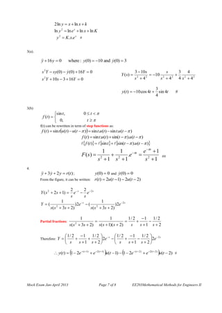 Engineering Mathematics 2 questions & answers | PDF