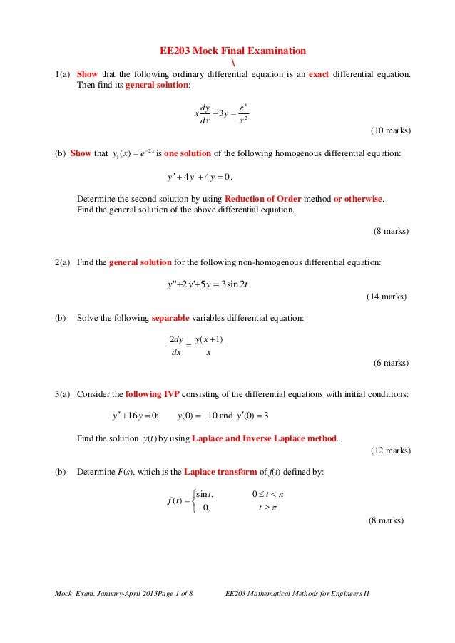 Engineering Mathematics 2 Questions Answers Engineering Mathematics 2 Questions Answers