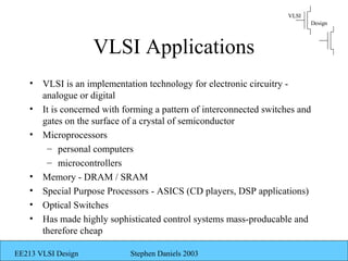 Ee213 vlsi introduction | PPT