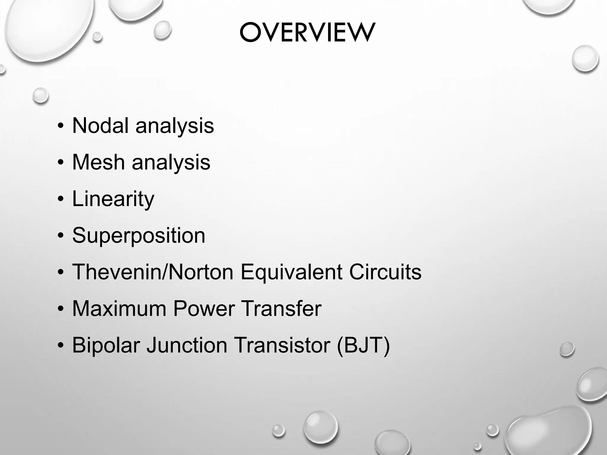 Electrical and electronics chapter 3 ckt | PDF