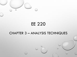 Electrical and electronics chapter 3 ckt | PDF | Computer Networking | Computing