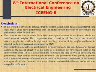 A Comparison Study between Inferred State-Space and Neural Network Based System Identifications ...