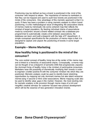 Marketing - Brand Positioning | DOCX