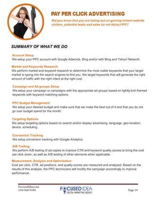 Focused Idea PPC | PDF