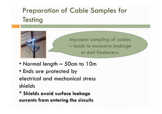 EE2353 / High Voltage Engineering - Testing of Cables | PDF