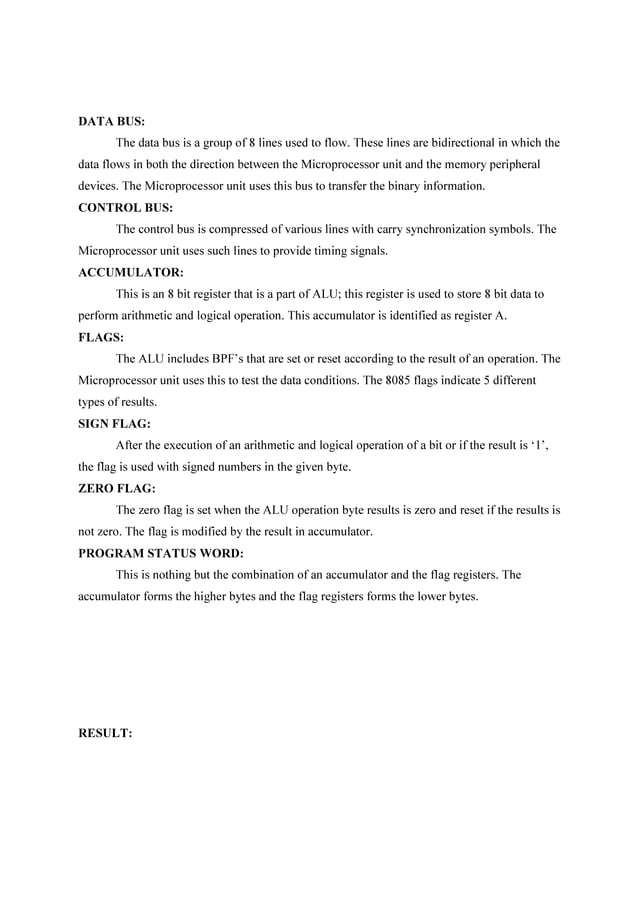 EE2356 Microprocessor and Microcontroller Lab Manuel | PDF