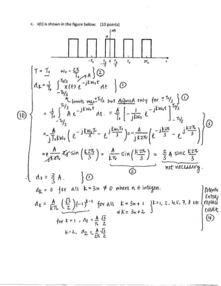 EE 235 Midterm Exam + Solution 2011 | PDF