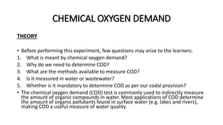 PH, COD AND TSS | PPT