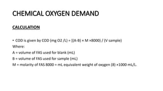 PH, COD AND TSS | PPT