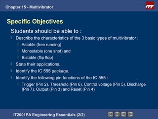 Ee2 chapter15 multivibrator | PPT