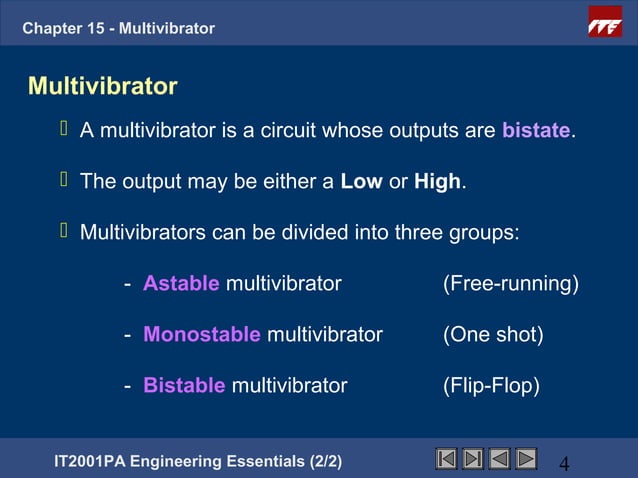 Ee2 chapter15 multivibrator | PPT