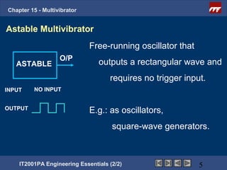 Ee2 chapter15 multivibrator | PPT