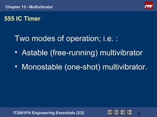 Ee2 chapter15 multivibrator | PPT