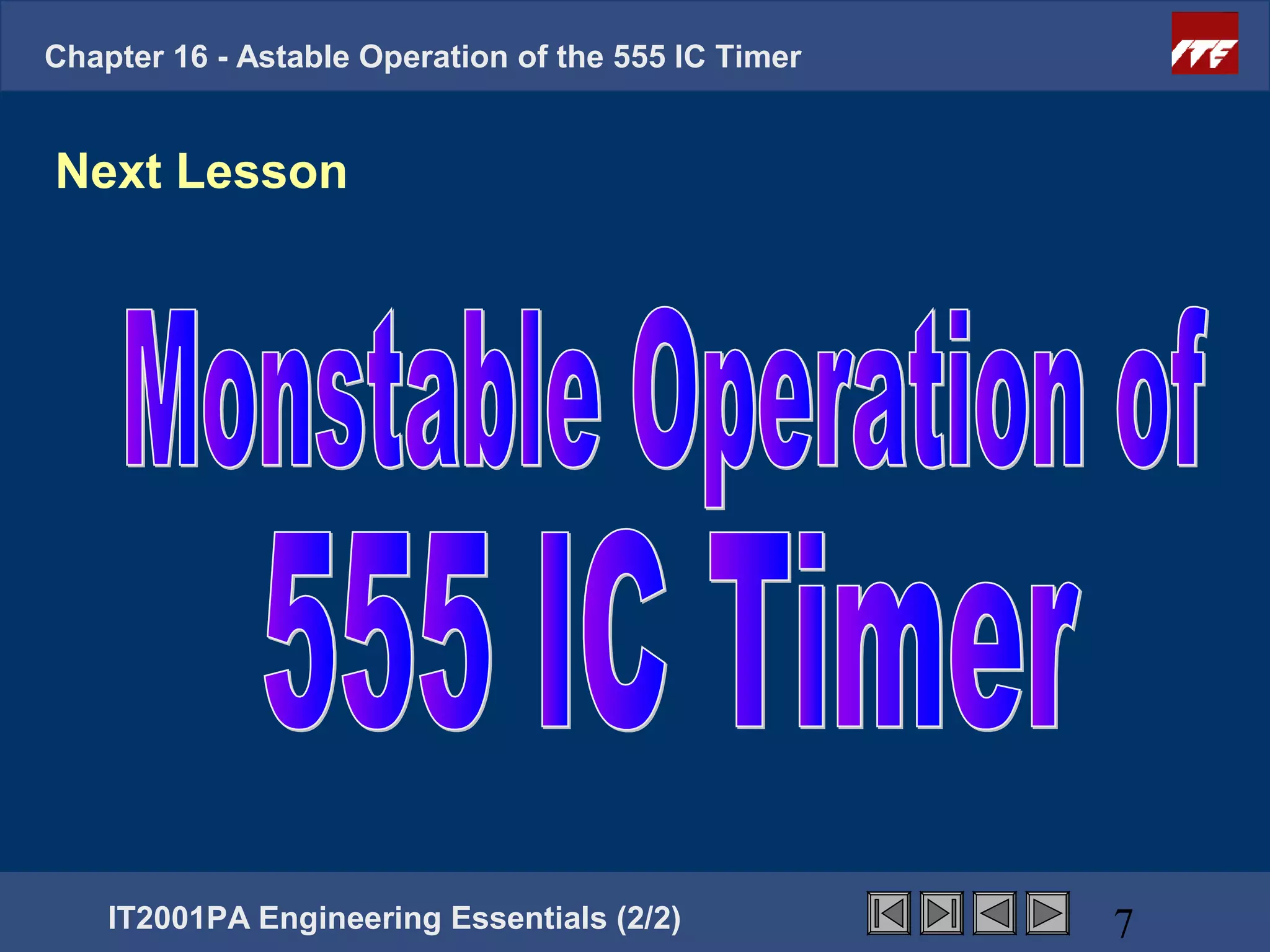 Ee2 chapter16 astable_operation | PPT | Technology & Computing