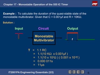 Ee2 chapter17 monstable_operation | PPT