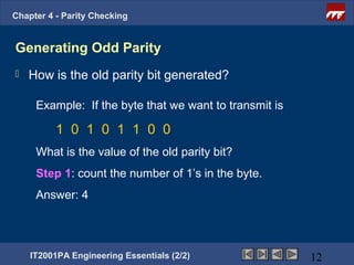 Ee2 chapter4 parity_checking | PPT