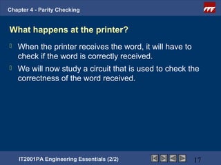Ee2 chapter4 parity_checking | PPT