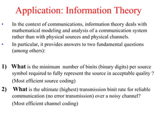 Information Theory and coding - Lecture 2 | PPTX