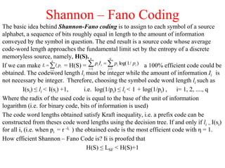 Information Theory and coding - Lecture 3 | PPTX