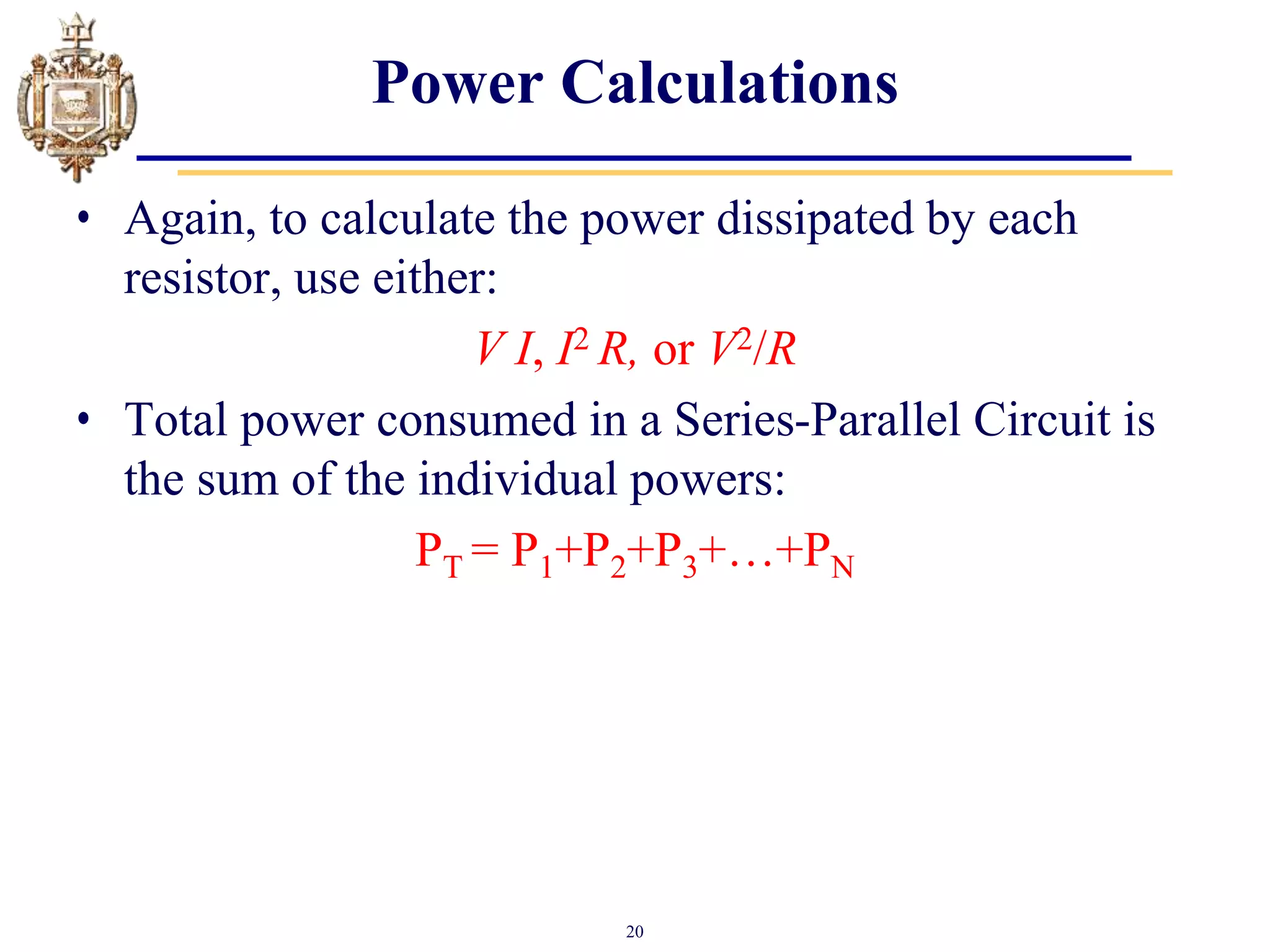 EE301 Lesson 06 Series Parallel Circuits.ppt