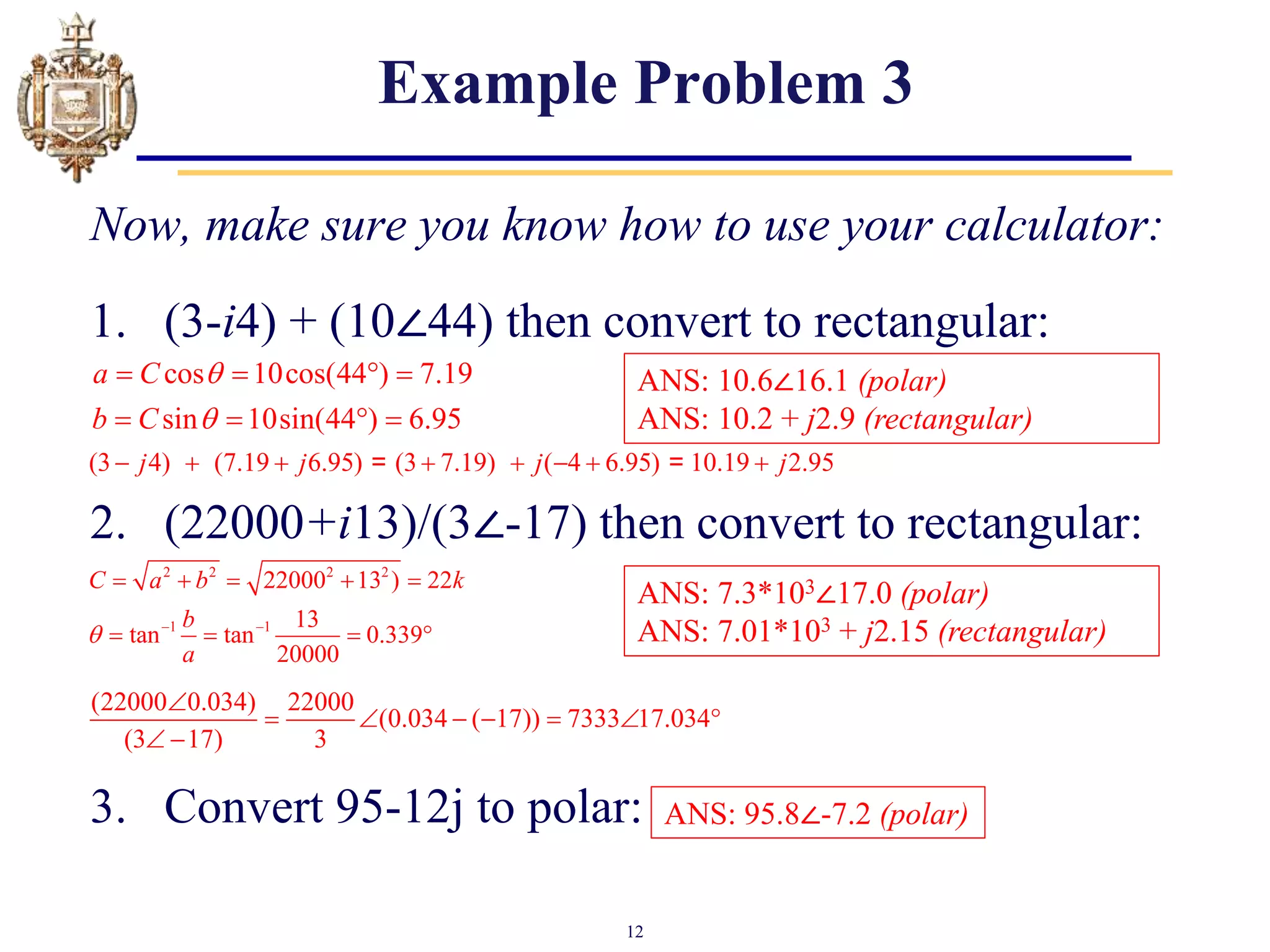EE301 Lesson 15 Phasors Complex Numbers and Impedance (2).ppt