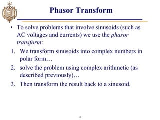 EE301 Lesson 15 Phasors Complex Numbers and Impedance (2).ppt