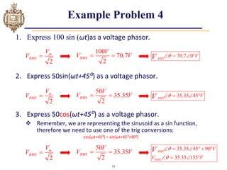 EE301 Lesson 15 Phasors Complex Numbers and Impedance (2).ppt