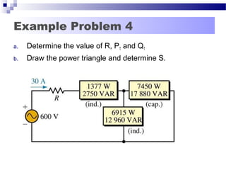 Ee301 lesson 25 ac power and pwr triangle | PPT