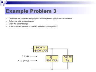 EE301 Lesson 25 AC Power and Pwr Triangle.ppt