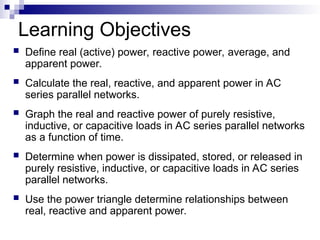EE301 Lesson 25 AC Power and Pwr Triangle.ppt
