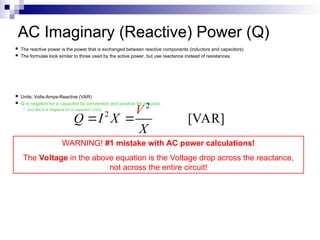 EE301 Lesson 25 AC Power and Pwr Triangle.ppt