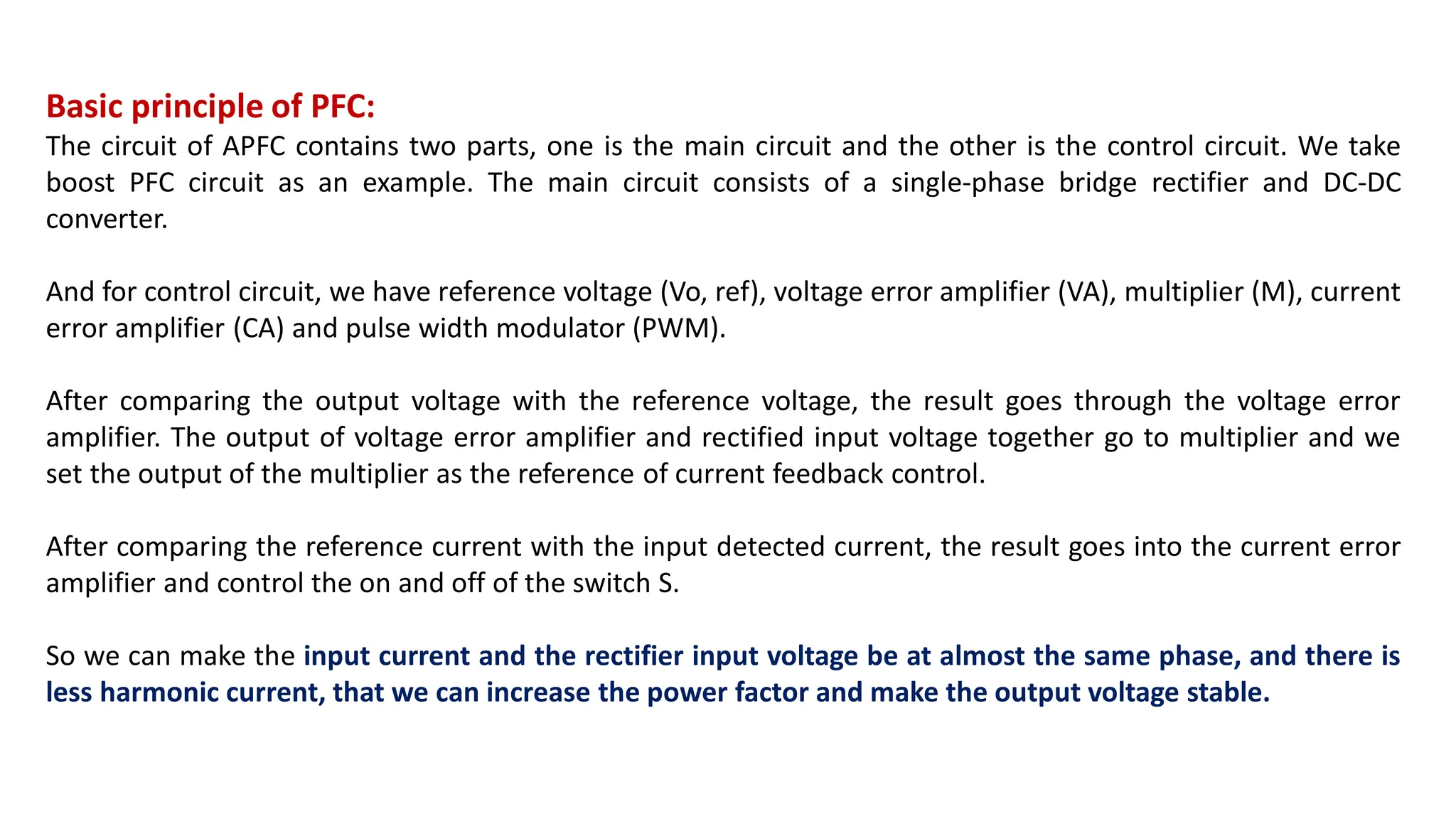 Boost Converter Based Power Factor Correction Ppt