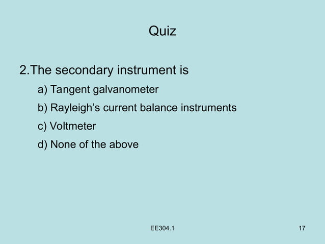 Difference of Absolute and Secondary Instruments | PPT