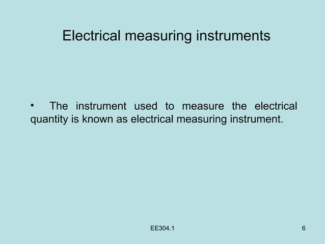 Difference of Absolute and Secondary Instruments | PPT