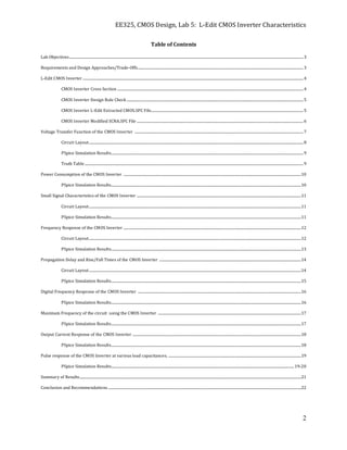 Ee325 cmos design lab 5 report - loren k schwappach | PDF