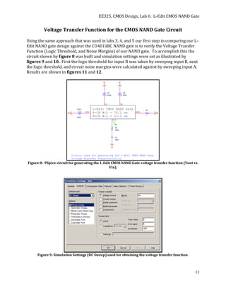 Ee325 cmos design lab 6 report - loren k schwappach | PDF