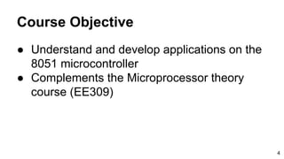 EE337 Microprocessor Lab, Course Outline, Spring 2023 | PPT