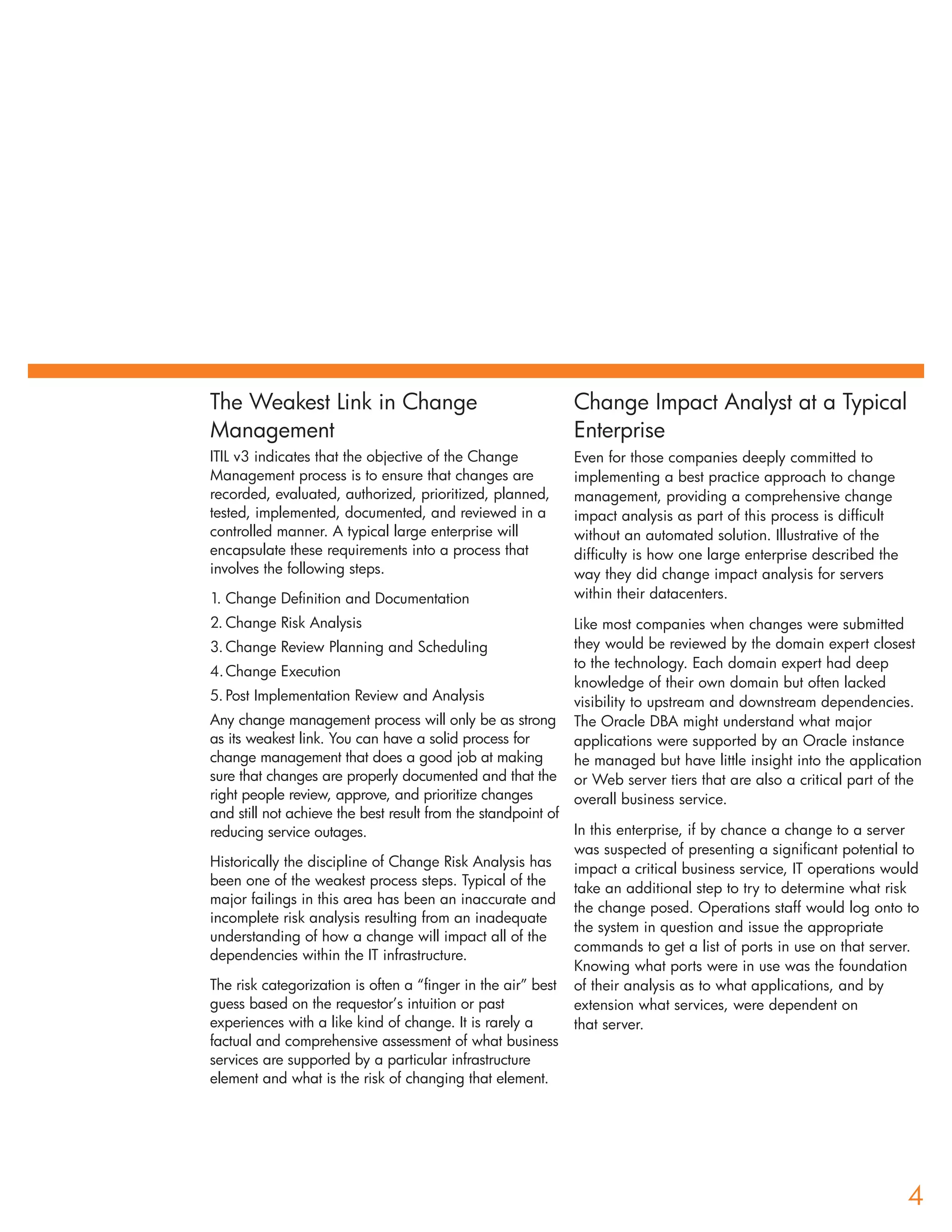 UCMDB _Predictive Change Impact Analysis circa 2009 | PDF