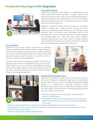 PeopleLink-Product-Brochure-2 | PDF