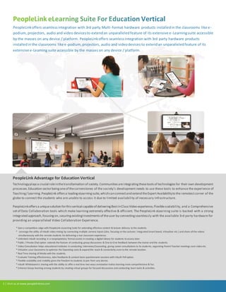 PeopleLink-Product-Brochure-2 | PDF