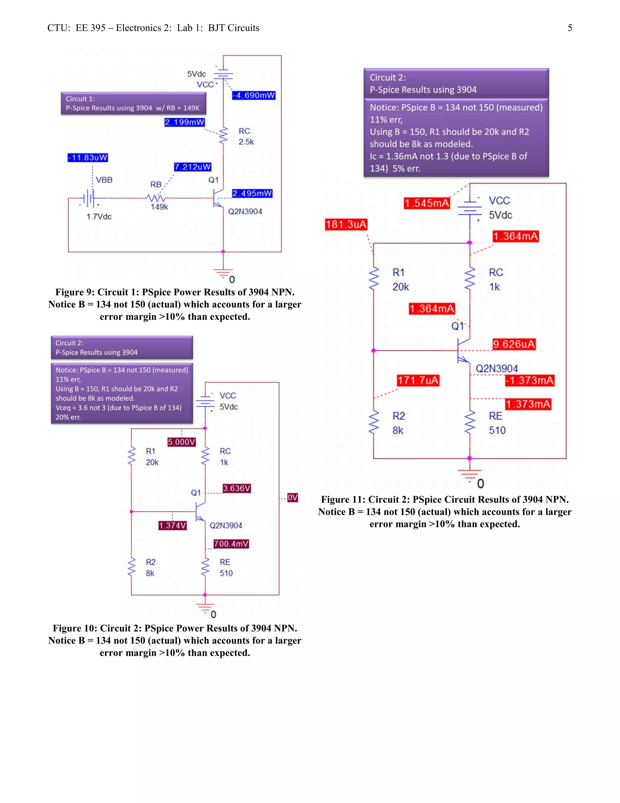 Ee395 lab 1 - bjt - loren - victor - taylor | PDF