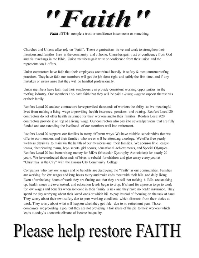 Faith | PDF