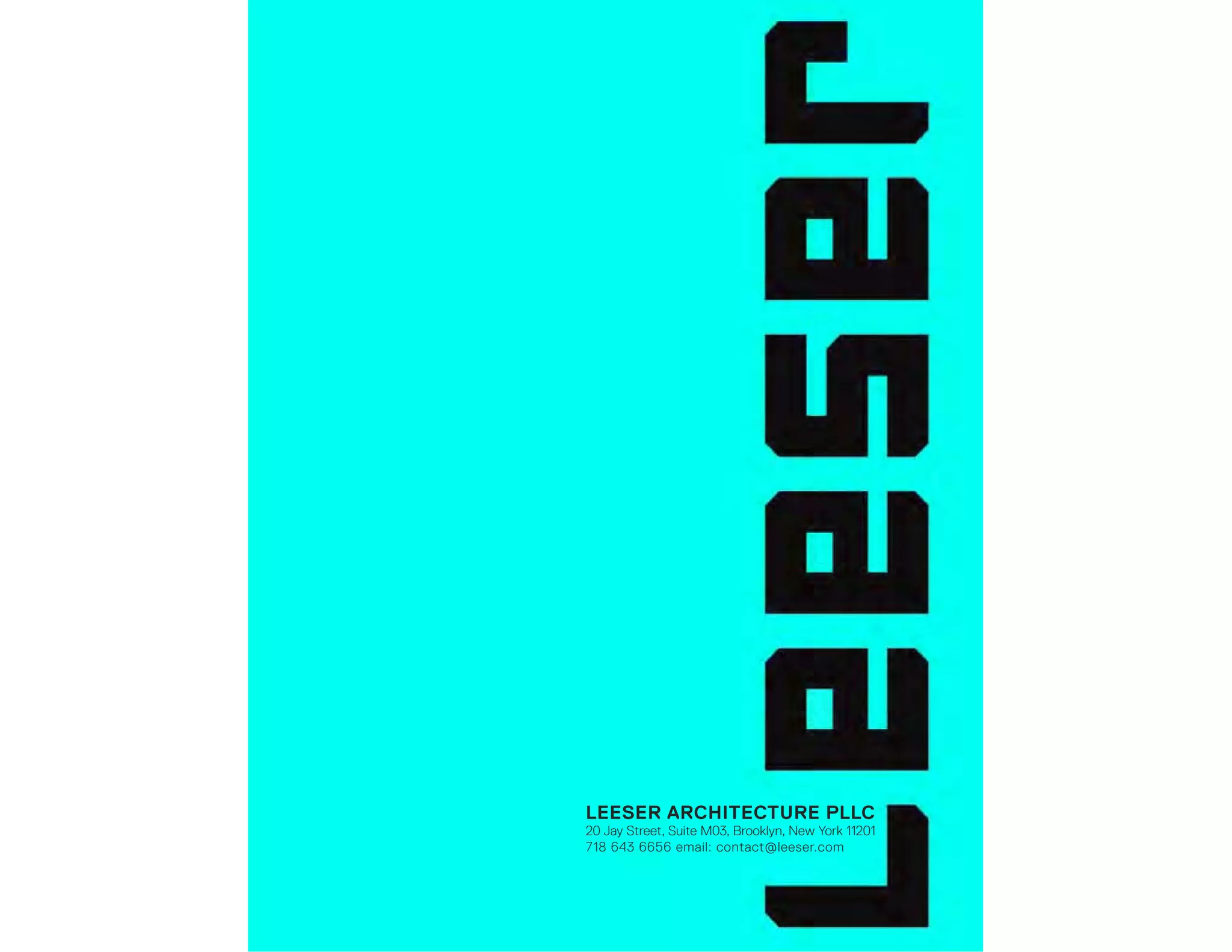 Leeser Architecture 2016 | PDF