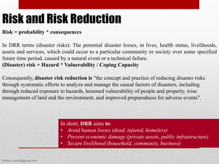 Disaster Risk Reduction (DRR) | PDF